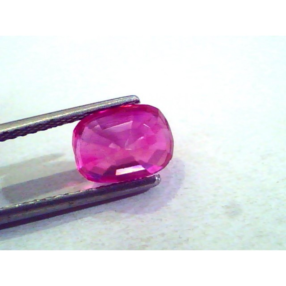 3.25 Ct Unheated Untreated Natural Old Burma Mines Ruby **Rare**