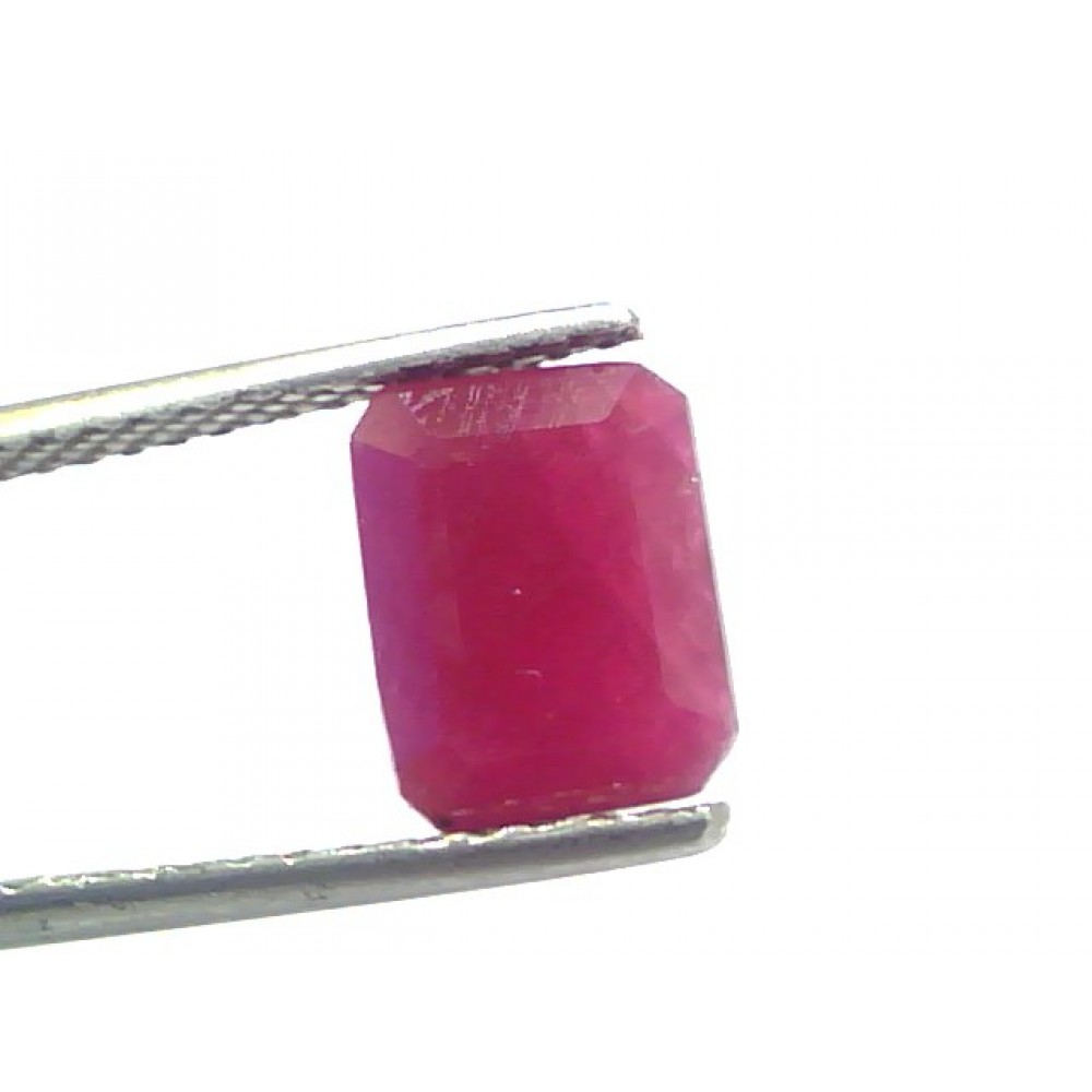 3.64 Ct Certified Unheated Untreated Natural New Burma Ruby