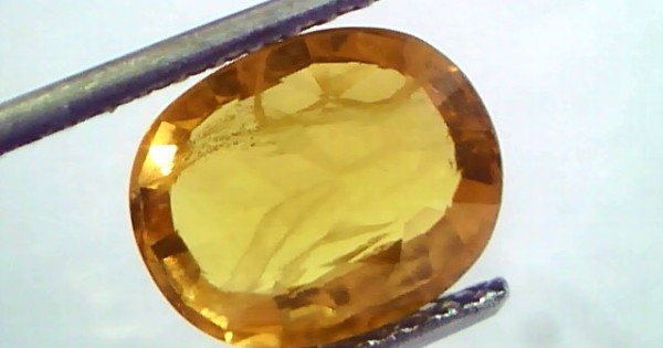 4.50 Ct Natural Yellow Sapphire Pukhraj Jupiter Gemstone(Heated)